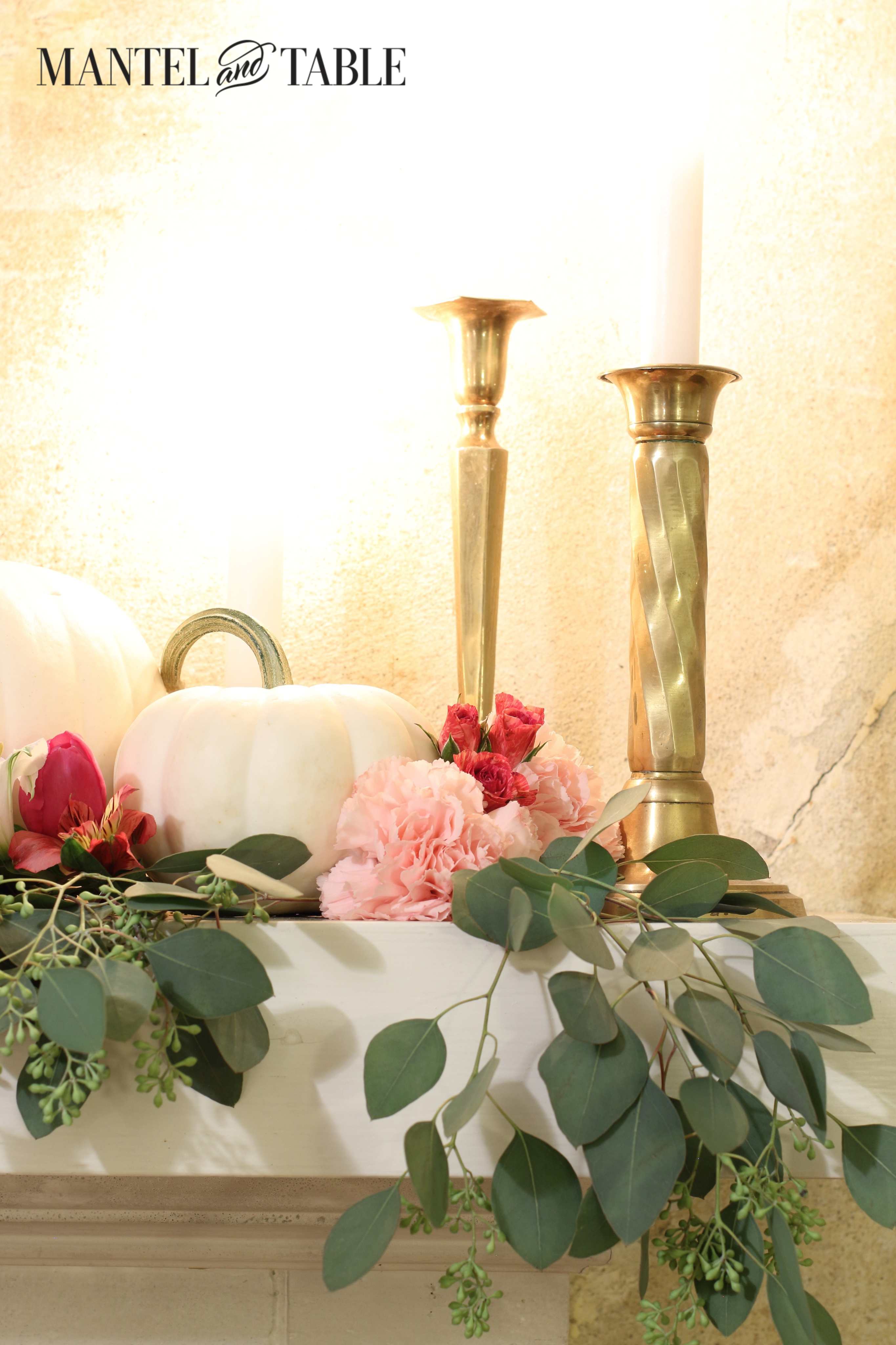 Four Simple Secrets for Decorating a Beautiful Mantel - Mantel and Table