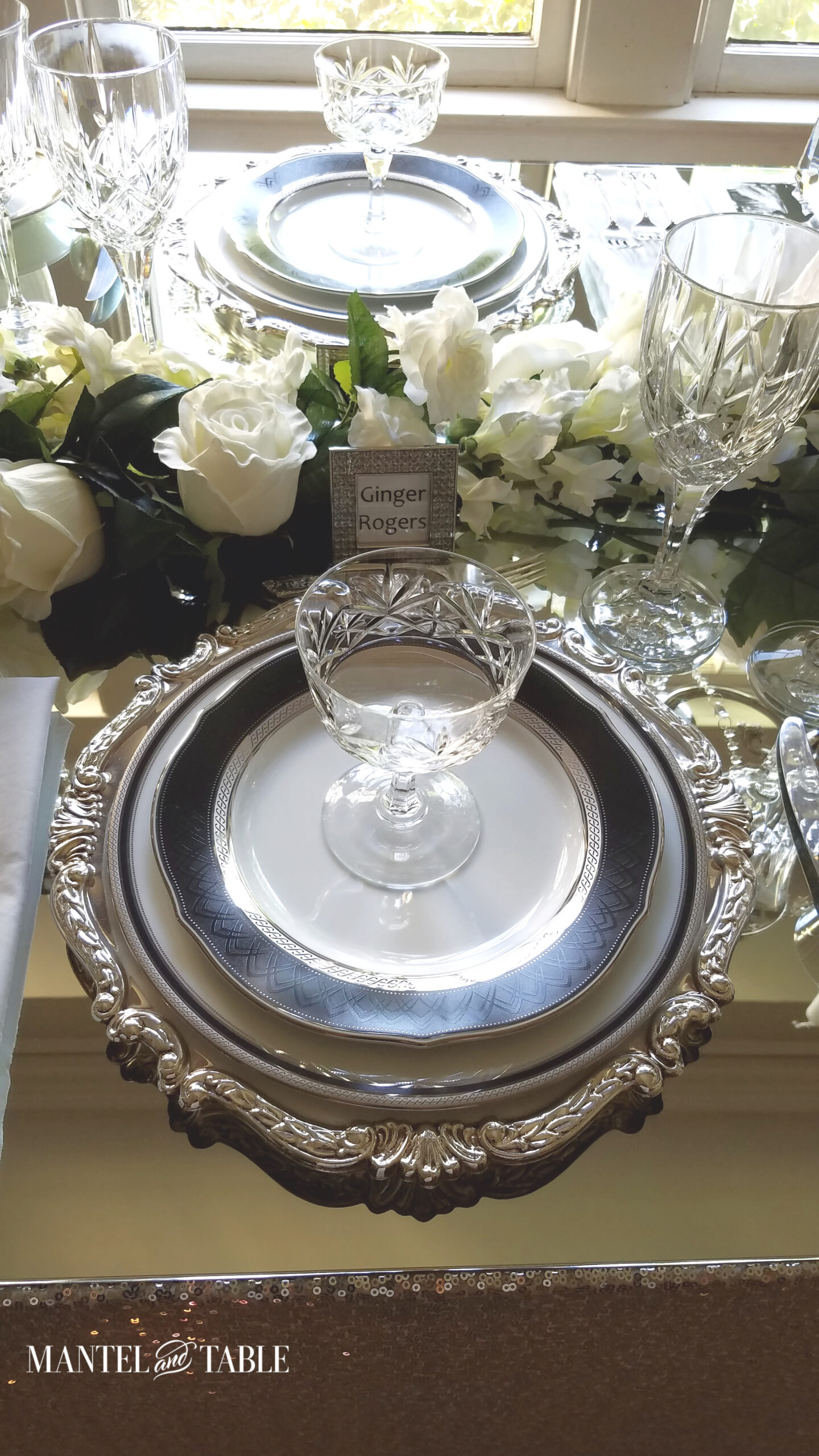 State Fair Tablescape Competition #1 - Planning - Mantel and Table