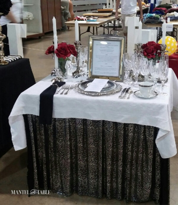 State Fair Tablescape Competition #1 - Planning - Mantel and Table