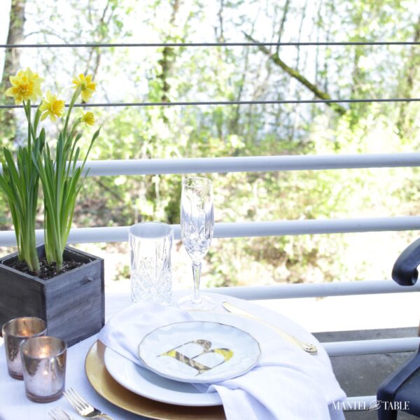 Easy Elegant Beauty in a Neutral Pink Tablescape - Mantel and Table