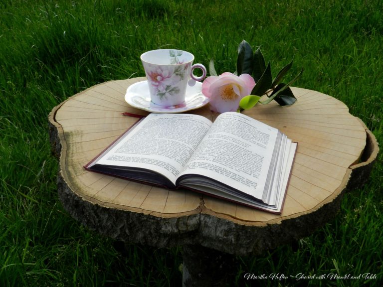 The Traveling Teacup Visits A Farm ~ Stop #1 - Mantel and Table