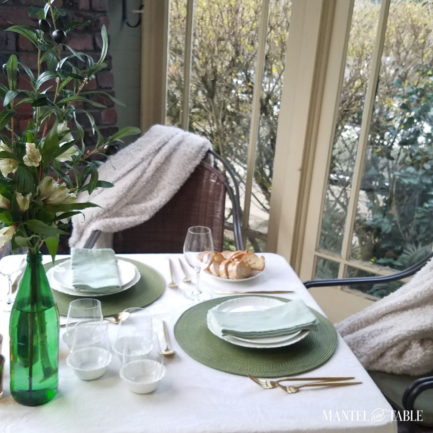 How to Host a Really Fun Olive Oil Tasting Party - Mantel and Table