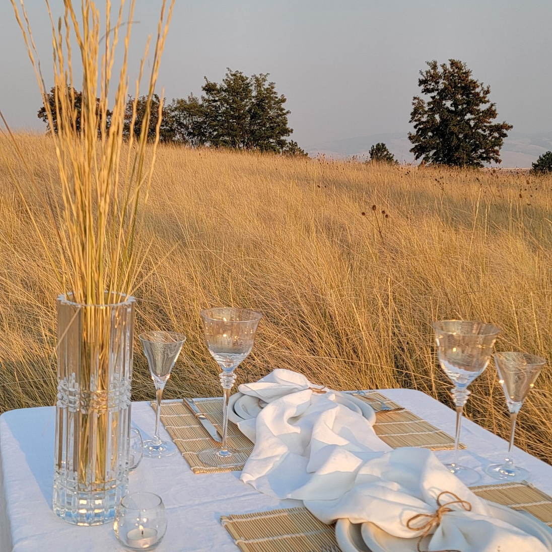 Surprise! I Found The Perfect Wheat Field For My Tablescape - Mantel ...