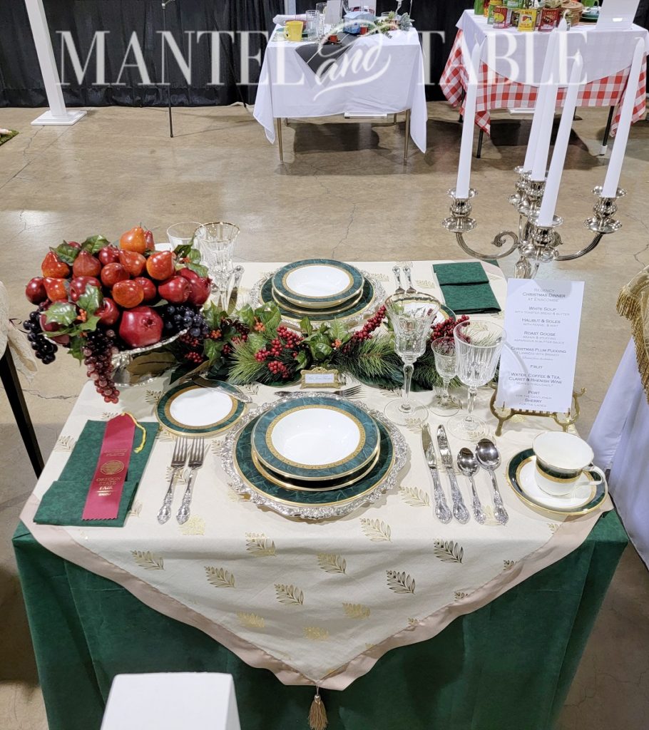 How do you win a really fabulous prize at the table setting competition ...