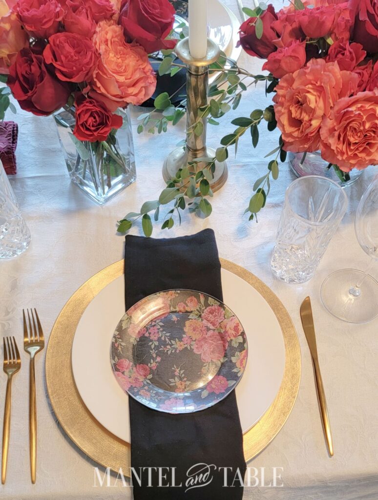 A ridiculously easy and beautiful tablescape - Mantel and Table