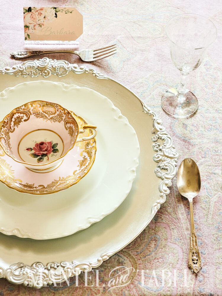 How to organize a tea party that's lovely and fun - Mantel and Table
