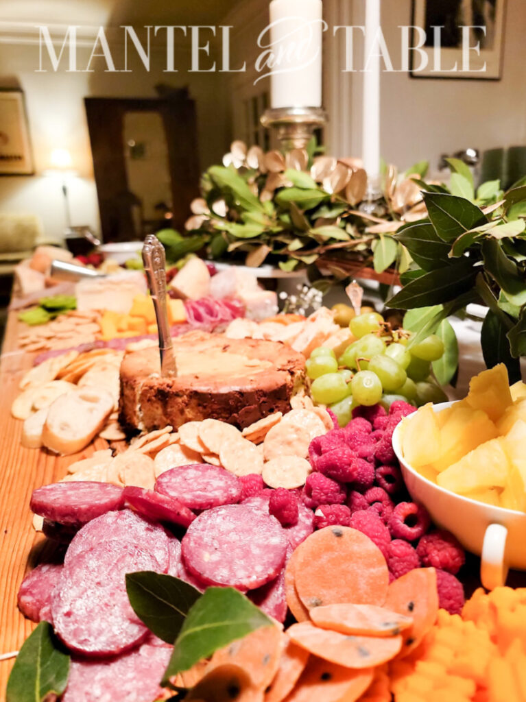 How to create a delicious grazing table for your party - Mantel and Table