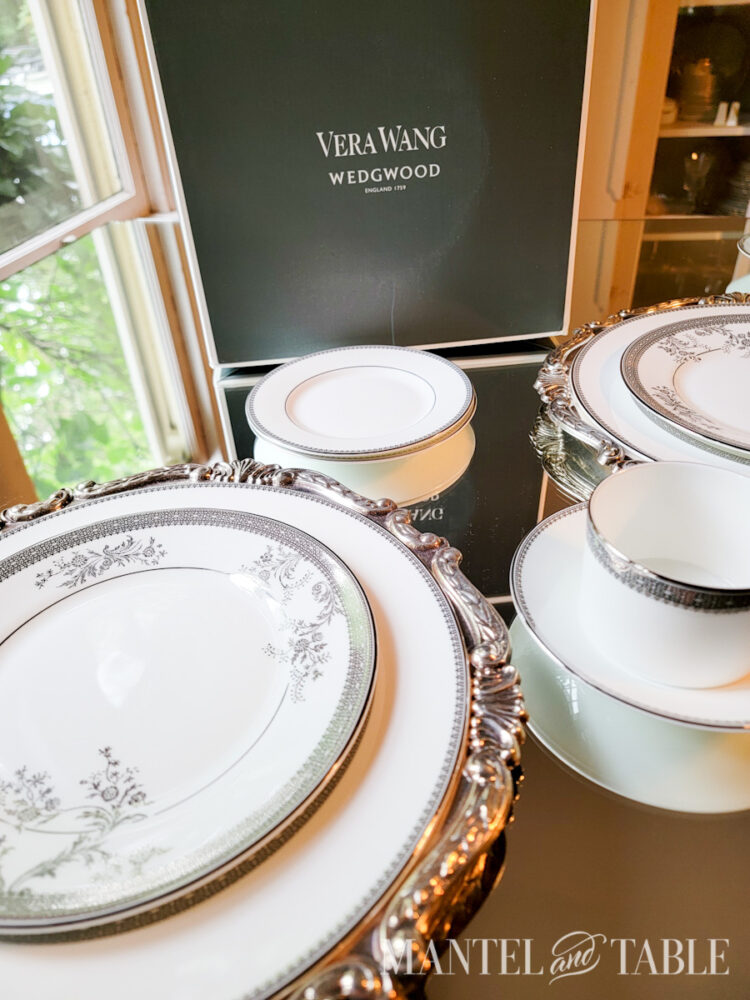 A Beautiful Silver Anniversary Table Setting Sparkles at the State Fair ...